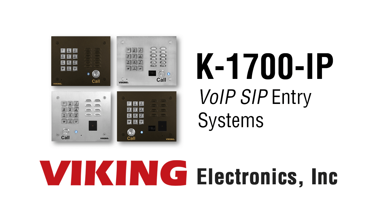 Video: K-1700-IP Series VoIP Entry Systems - Viking Electronics, Inc.