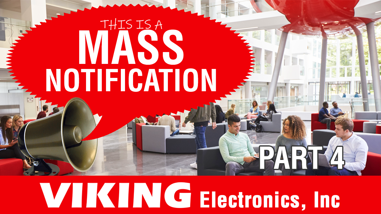 Multiple voice announcements | mass notification system set up over ...